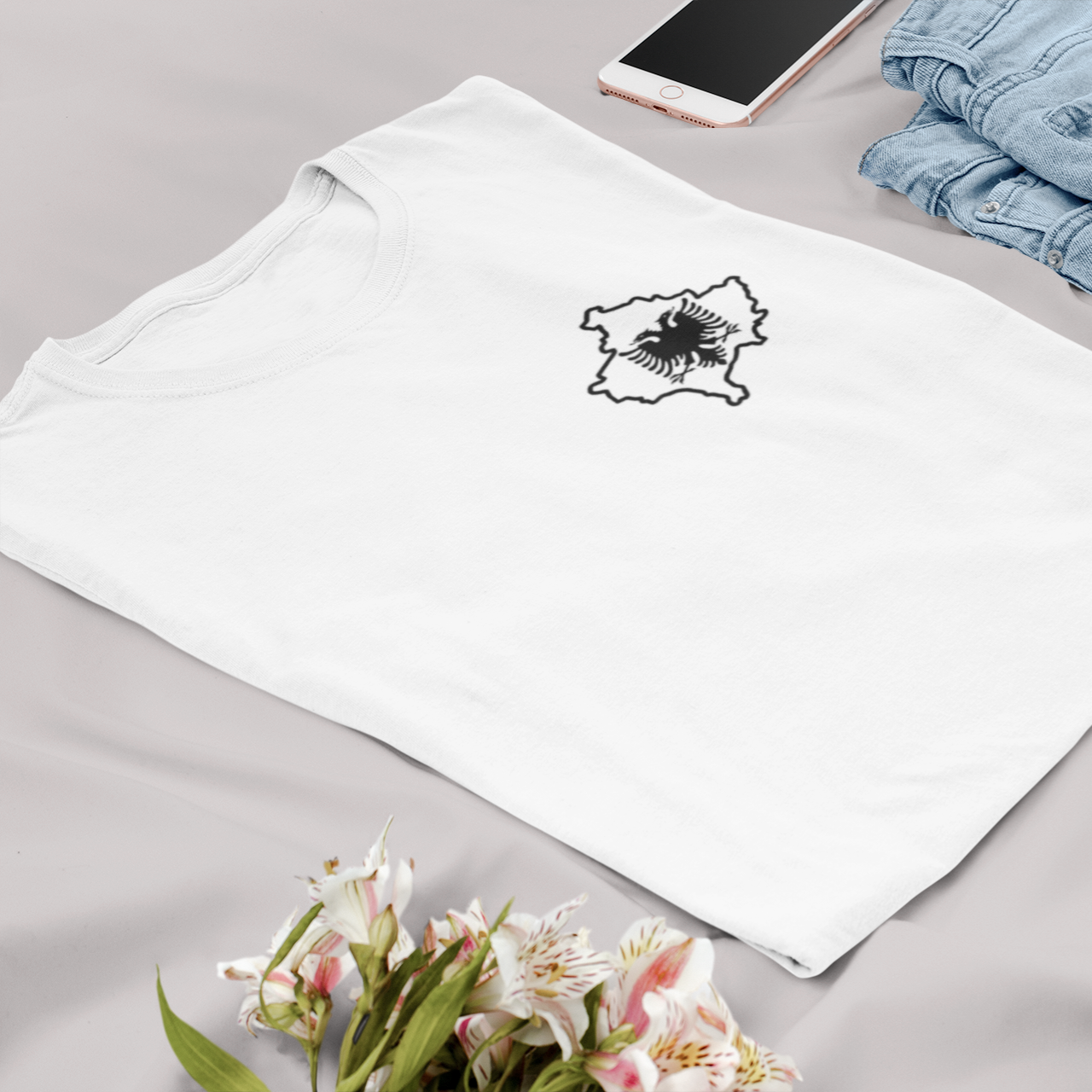 Happy Creative - Bügelbild Albanien| ganz einfach zum selber bügeln