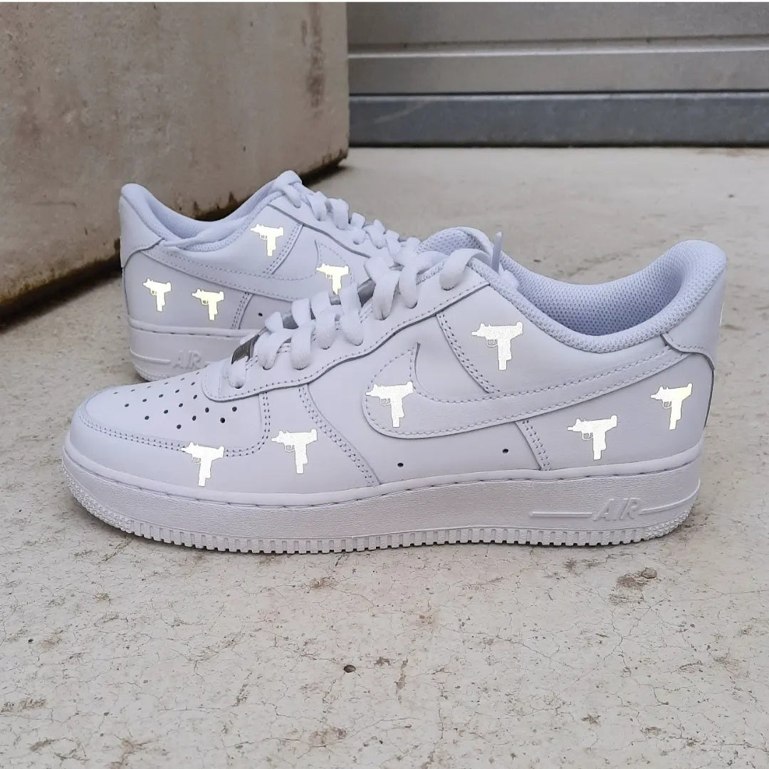 Happy Creative - Air Force 1 "Uzi reflective" Custom Sneaker